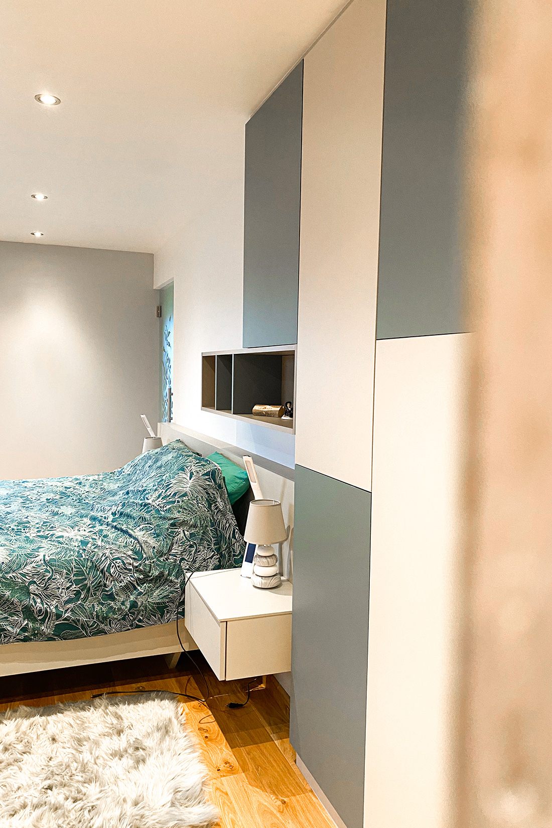 La chambre avec dressing intégré de la famille André