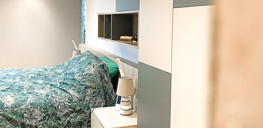 La chambre avec dressing intégré de la famille André